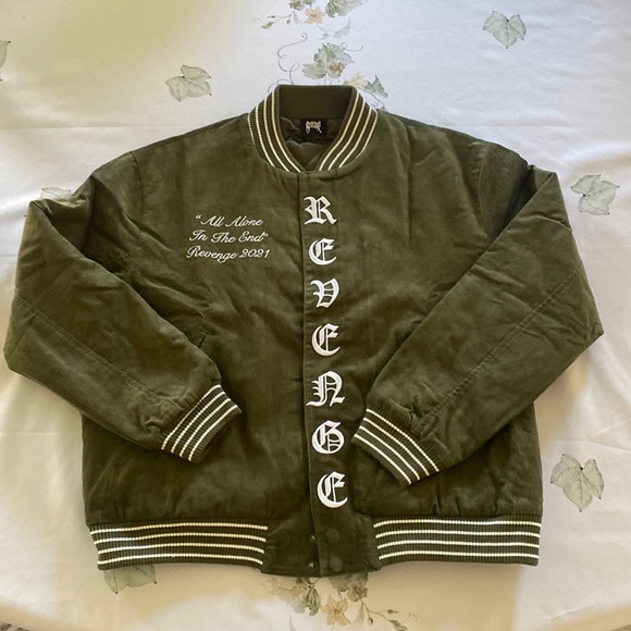 Revenge Clothing | Jackets & Coats | Revenge Crosshair Corduroy Green ...